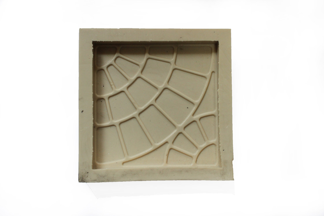 Precast Rubber Moulds For Designer Tiles , Curbstone Interlock Rubber Mould