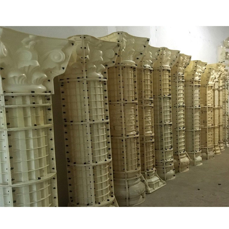 House Decorative Column Moulding , Dia30cm Cement Column Molds