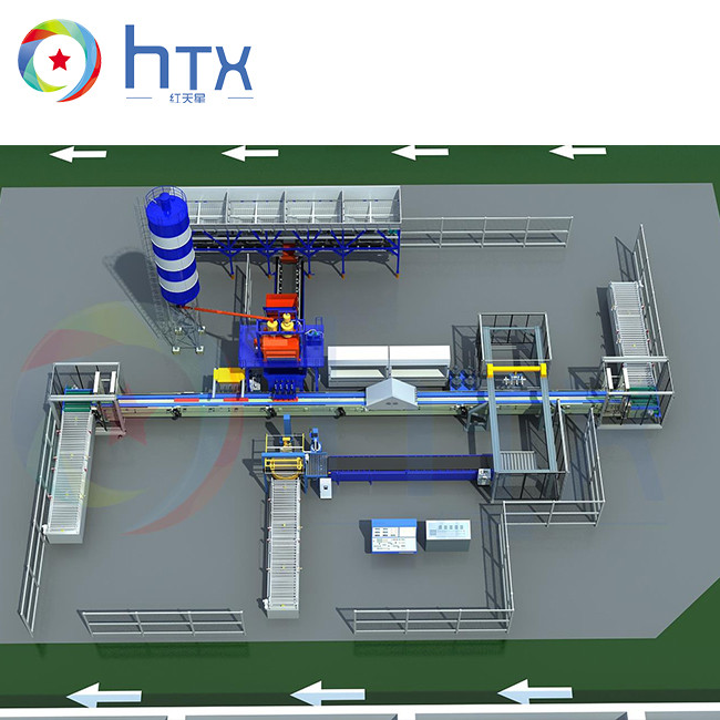 Wet Cast Artificial Stone Production Line Pre Cast Concrete Machine