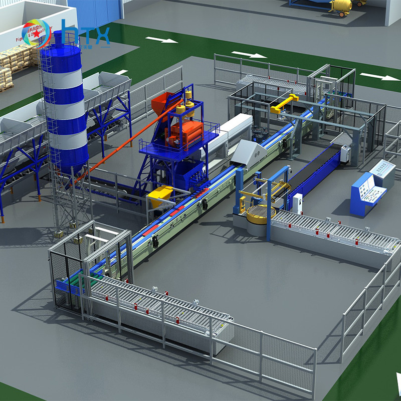 Stacked Stone Concrete Sleepers Machine Artificial Stone Production ...