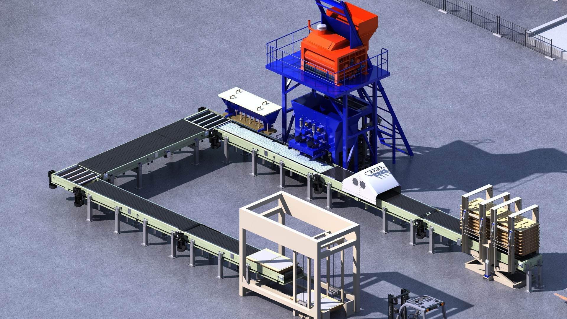 Artificial Stone Concrete Dosing Machine Wet Casting Doser Machine