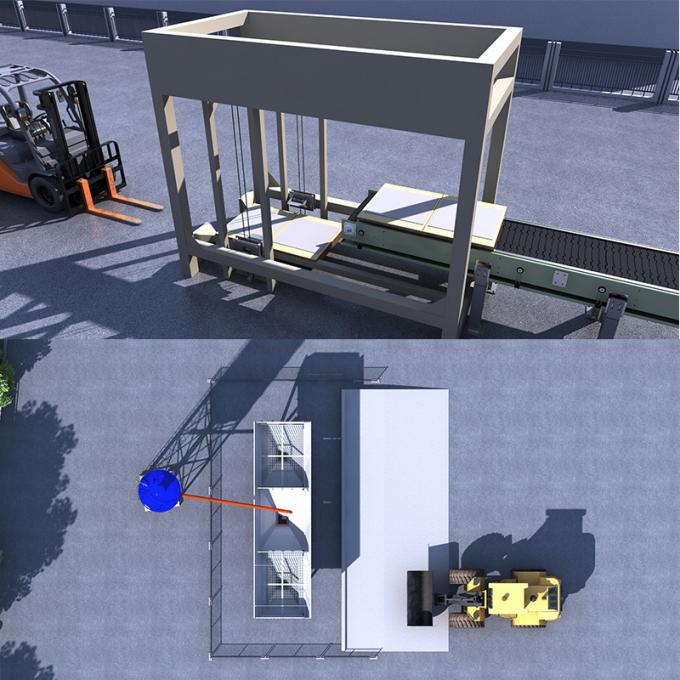 Precast Concrete Roof Slab Moulding Feeder Machine Wet Casting Doser ...